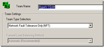 system engineer: Hyper-V Tagging & Teaming with HP NCU